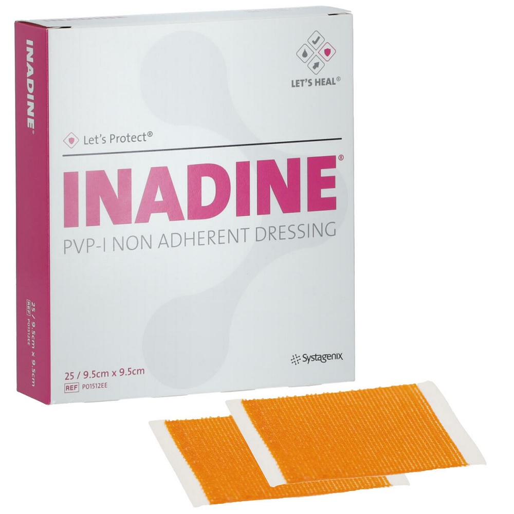Inadine sterilné krytie 9,5 cm x 9,5 cm :: www.bexamed.sk